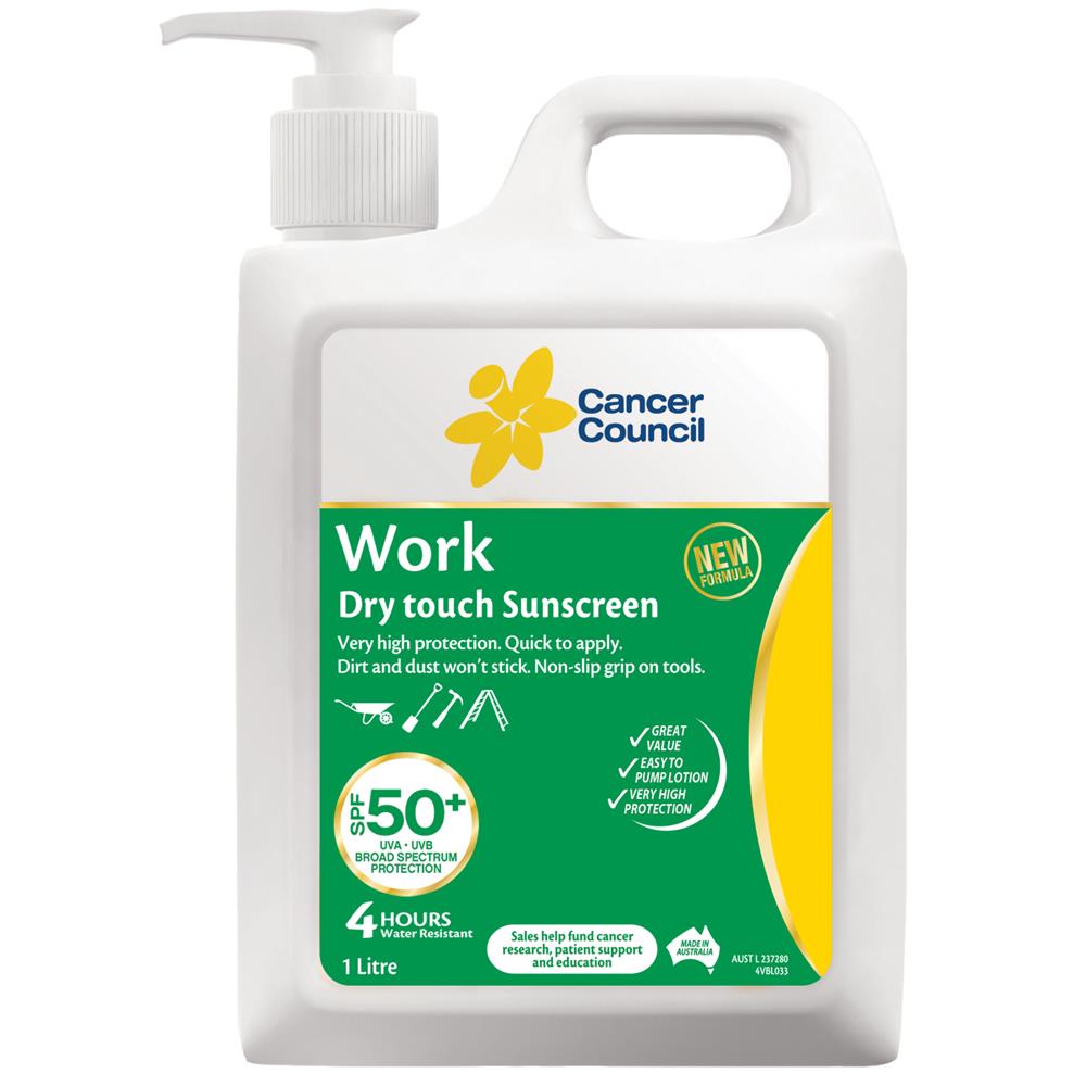 Cancer Council SPF50+ Sunscreen - 1L Pump